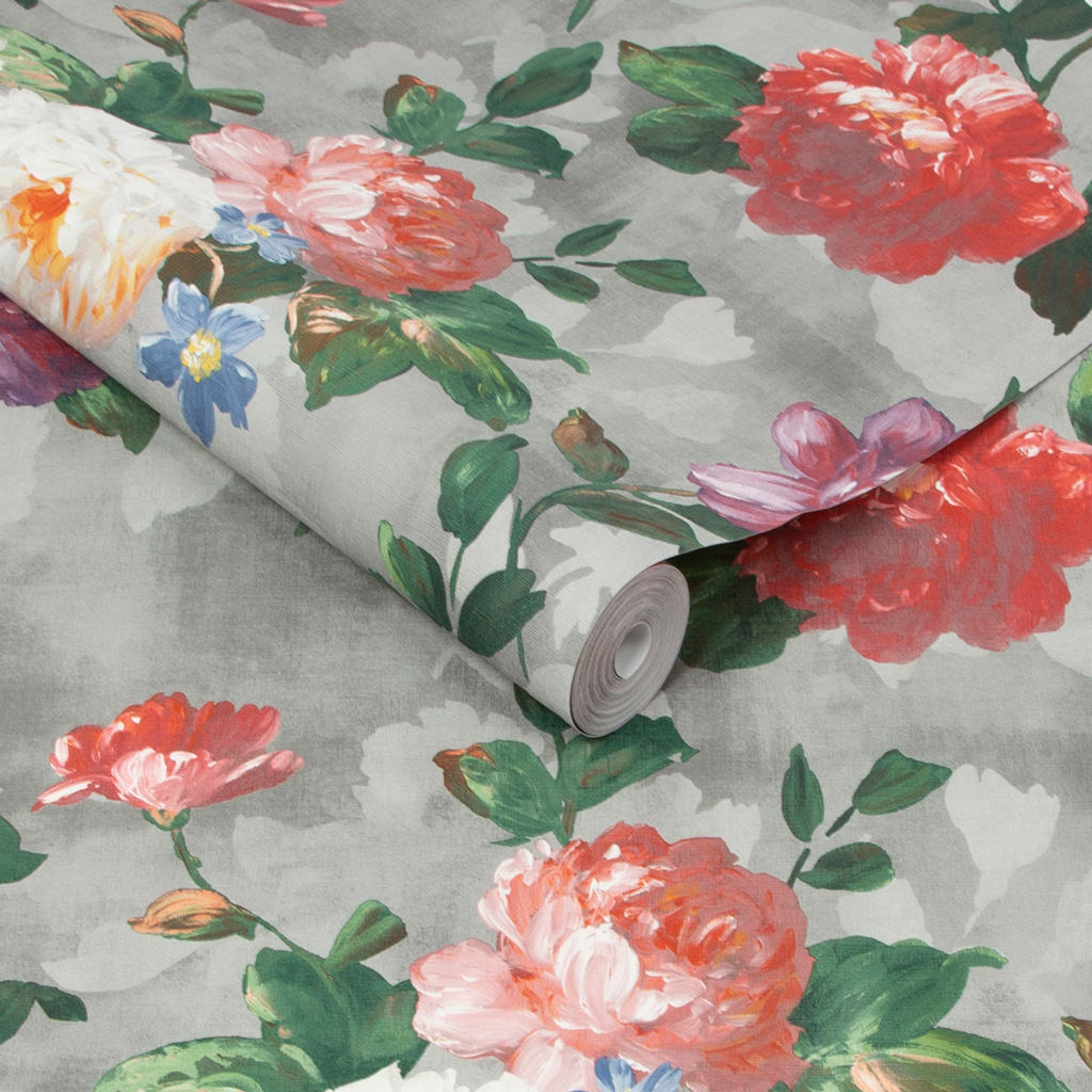 Isabelle Grey Wallpaper - Superfresco Easy